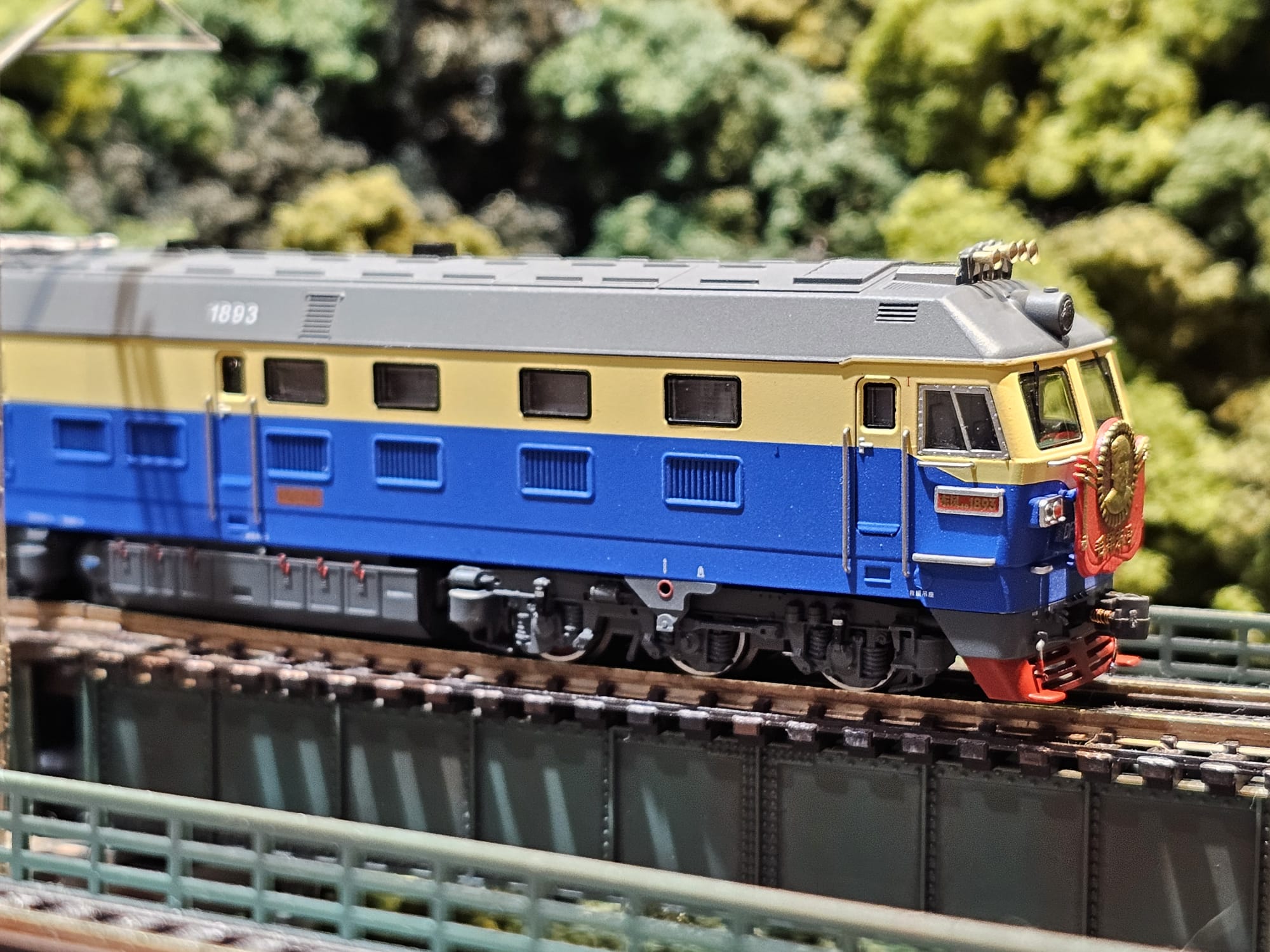 長嗚 N Scale DF4D-1893-第四代毛澤東號 掛牌 - Khaho Store 咔好鐵道模型店