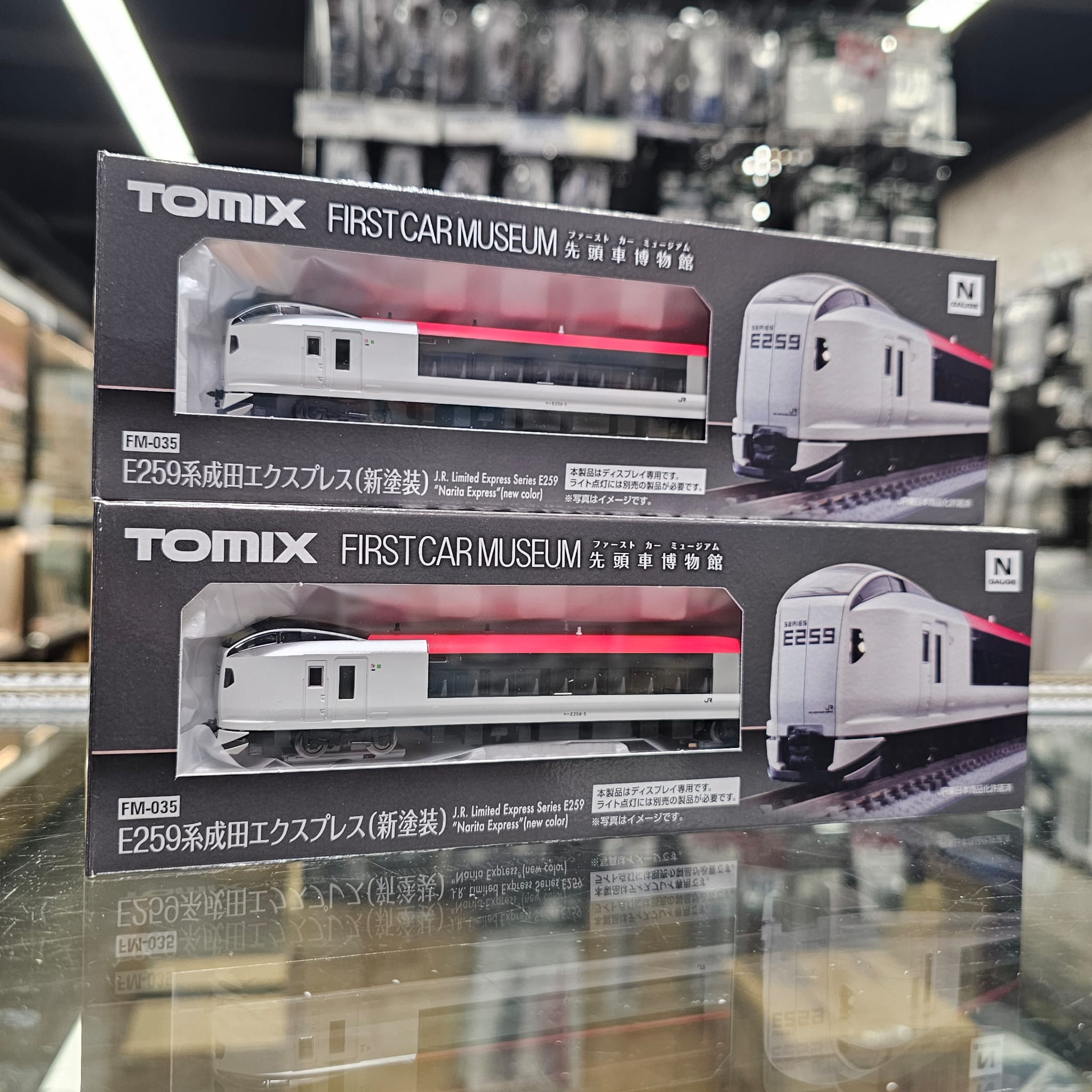 TOMIX FM-035 先頭車博物館展示車 特急電車 JR E259系 (成田Express新塗裝) - Khaho Store 咔好鐵道模型店